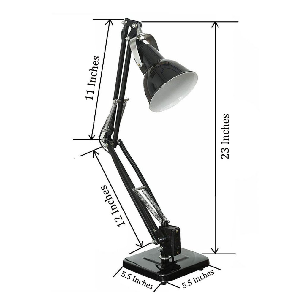 Sunsenses Black 23″ Doctor Lamp Reading / Study / Work – Sunsenses